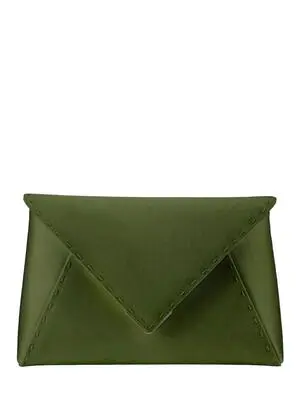 Tyler Ellis Small Lee Pouchet Clutch Bag - Green