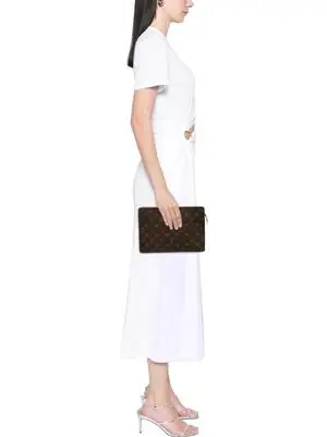 LOUIS VUITTON Monogram Pochette Homme Clutch Bag - Brown
