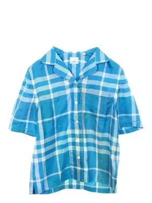 BURBERRY Burberry Check Pattern Short Sleeve Shirt