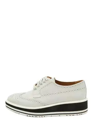 PRADA Prada Wingtip Lace-Up Derby Shoes With Platform Sole