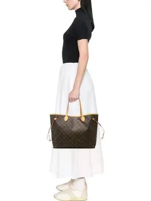 LOUIS VUITTON Louis Vuitton Monogram Neverfull GM Tote Bag Brown