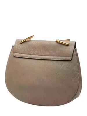Chloé 2016 Small Grained Calfskin Drew Crossbody Bag - Brown