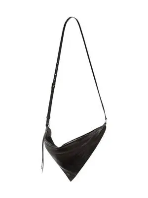 LEMAIRE LEMAIRE Pocket Scarf Bag In Shiny Nappa Lambskin Brown
