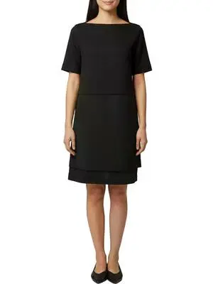 EMPORIO ARMANI Emporio Armani Boat-Neck Jersey Mini Dress