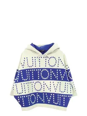 LOUIS VUITTON Logo Pattern Hoodie - Neutrals
