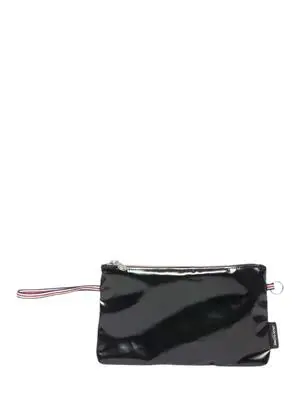 JACK GOMME Paco Striped-strap Clutch Bag - Black