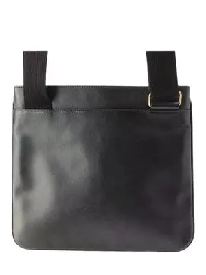 Saint Laurent Grain De Poudre Flat Crossbody Bag - Black