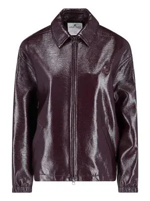 COURREGES Courrèges Vinyl Bomber Jacket