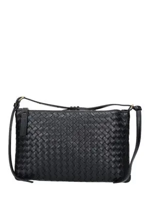 Bottega Veneta Bottega Veneta Medium Pouch Intrecciato Piccolo Black