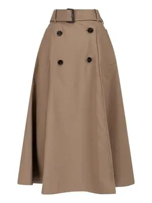 BURBERRY Burberry Brenda Midi Skirt