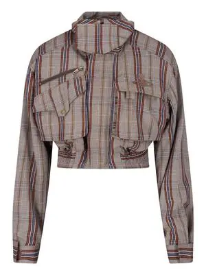 VIVIENNE WESTWOOD Memphis" Cropped Jacket - Multi