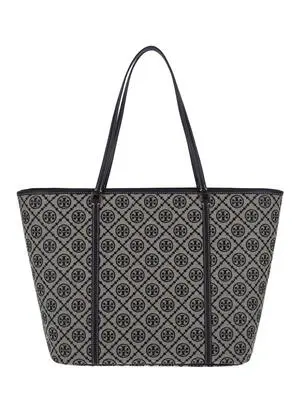 Tory Burch Large Tote Bag "t Monogram - Blue