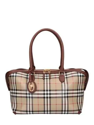 Burberry Medium Tote Bag " Check - Beige