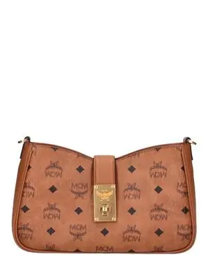 Mcm Small Tracy Shoulder Bag - Brown