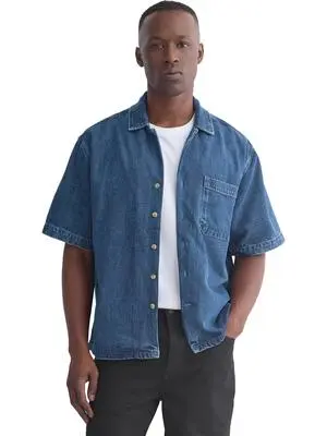 Everlane Lightweight Denim Resort Shirt - Medium Indigo