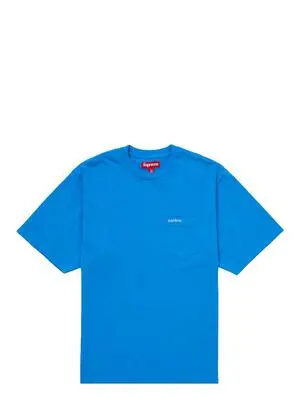 Supreme Short Sleeve Pocket Tee Shirt (ss26) Blue