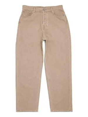 Drole De Monsieur Straight Leg Washed Denim Jeans - Green