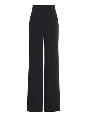 Max Mara Cady Wide-leg Trousers - Navy