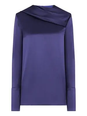 TOM FORD Tom Ford Silk Georgette Draped Blouse