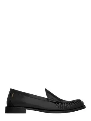 Saint Laurent Calfskin Theobald Loafers - Black