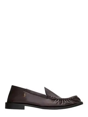 Saint Laurent Calfskin Theobald Loafers - Brown