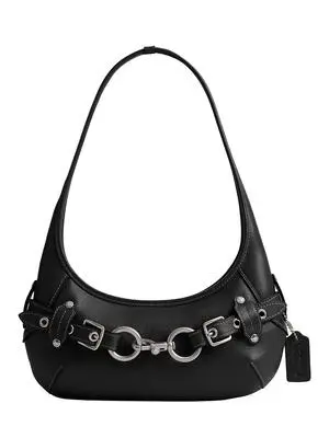 COACH Belted Ergo Shoulder Bag 26 - Silver/black