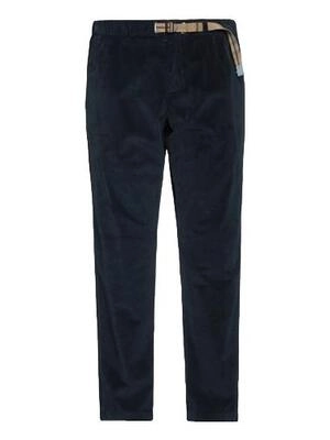 WHITE SAND Cotton And Lyocell Blend Corduroy Pants - Blue