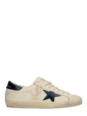 GOLDEN GOOSE Super Star Leather Sneakers - Beige