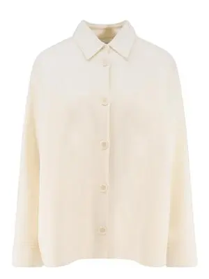 Aspesi Wool Button-front Jacket - White
