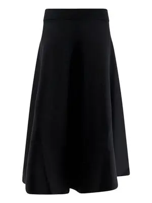 NUDE Knitted Long Skirt - Black