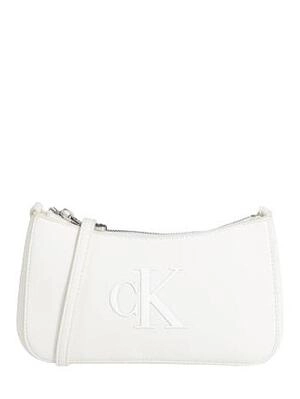 Calvin Klein Embossed Logo Bag - Ivory