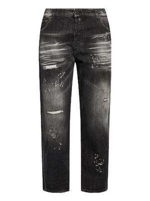 PATRIOT Cotton Elastane Tapered Jeans - Black