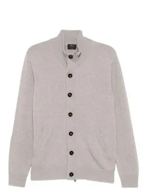 Brioni Cashmere Cardigan - Grey