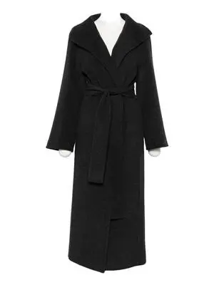 Khaite KHAITE Romare Wool Coat Grey