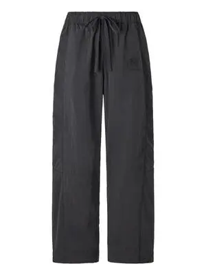 NAHMIAS NAHMIAS - Logo-Appliquéd Straight-Leg Shell Sweatpants - Men - Black - M