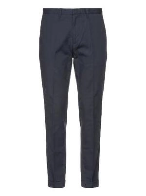 Emporio Armani Tailored Cotton Elastane Pants - Navy