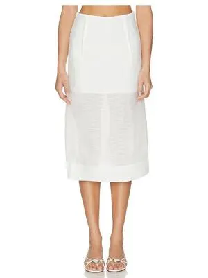 THE GARMENT Thetis Skirt In Ivory - Ecru