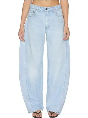 ALIGRACE The Monroe Barrel Jean - Light & Medium