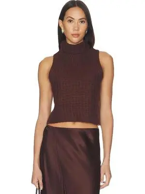 SABLYN SABLYN Saige Cropped Turtleneck Knit Top