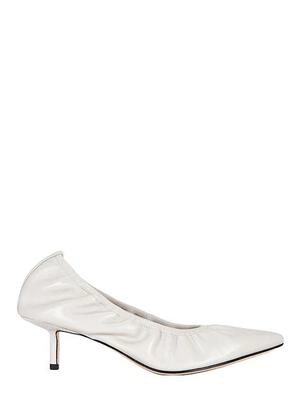 Studio Amelia Rhodes 50 Kitten Heel Pumps - Stone
