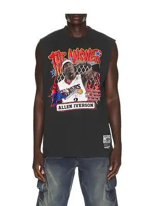Mitchell & Ness Nba Allen Iverson Best In Class Tank - Black