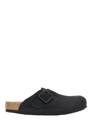 BIRKENSTOCK Boston Wire Buckle Clogs - Black