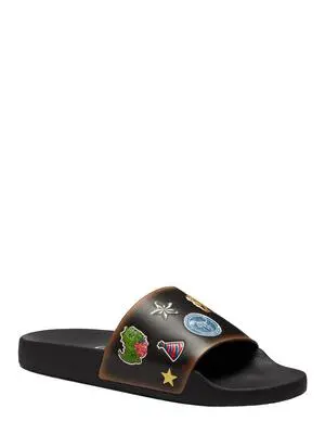 COACH OUTLET Rexy 10th Birthday Pool Slide With Sticker Print - Black
