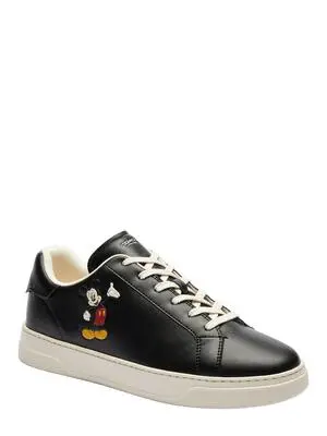 COACH OUTLET Coach Disney X Coach High Line Sneaker With Mickey Mouse Graphic - Black