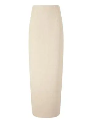 RUOHAN Kyth Double-sided Cashmere Maxi Skirt - Neutrals
