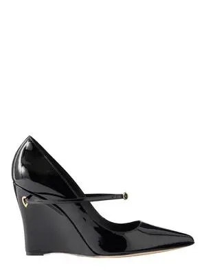Jennifer Chamandi Lorenzo 105 Patent-leather Pumps - Black