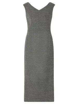 Dolce & Gabbana Stretch-wool Midi Dress - Gray