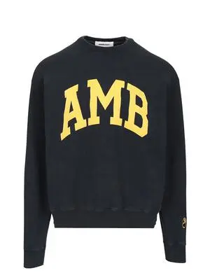 AMBUSH Crewneck Cotton Sweatshirt - Blue