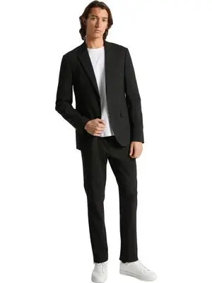 Michael Kors Stretch Tech Tailored Blazer In Size By - Black