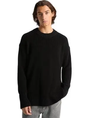 Michael Kors Ribbed Cotton Sweater - Black
